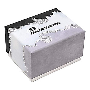 Skechers Men's Quartz Three-Hand Watch & Stackable Bracelet Gift Set, Color: Black (Model: SR9022)