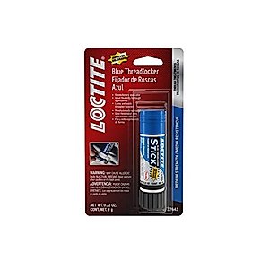 LOCTITE 248 Blue Threadlocker Glue Stick: All-Purpose, Medium-Strength, Anaerobic, No Drip, General Purpose, Works on all Metals | Blue, 9 Gram Wax Stick (PN: 37643-506166)