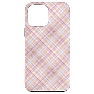 iPhone 13 Pro Max Cute Spring Checkered Pattern For Women And Easter Season Case