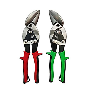 Zeluga ZL128LR Heavy Duty Left and Right Aviation Snip Combo Pack