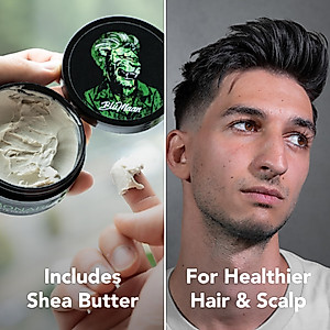 BluMaan Monarch Men’s Matte Paste - High Hold Matte Finish - Versatile, Easy To Apply, Weightless Control, Nourishing and Cleansing Hair Care Essential with Natural Ingredients