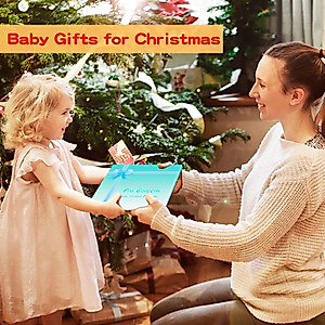 Pro Goleem Baby Robe Unisex Soft Plush Hooded Bathrobe for Newborn Boys Girls Gifts, One Size, 0-9 Months