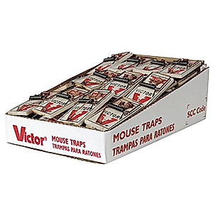 Victor M154 Metal Pedal Trap, Pack of 72, red