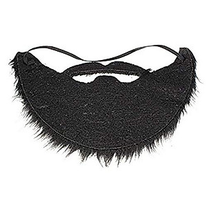 VIGUEUR Mustaches - 2PCS Costume Party Male Man Fake Beard Mustache Black