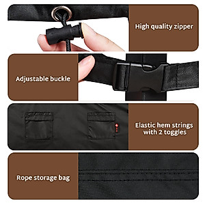 iBirdie Outdoor Patio Furniture Set Covers 110 x 84 inch Waterproof Weatherproof Rectangular Cover, Heavy Duty 600D for Outside Dining Table and Chairs