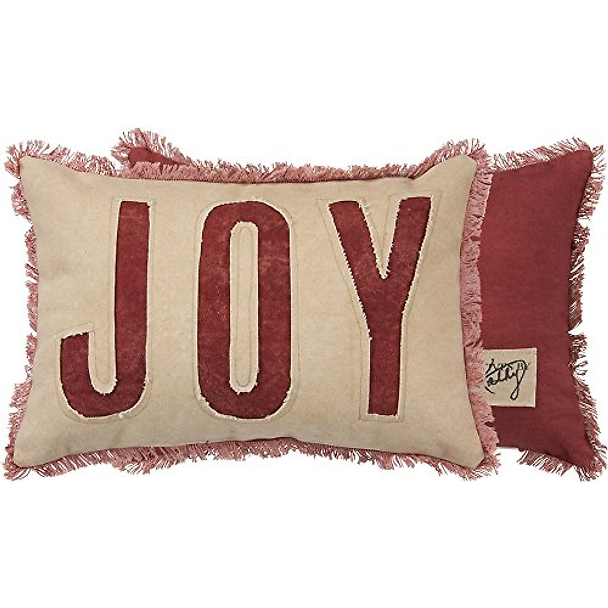 Primitives by Kathy Holiday Joy Cotton Throw Pillow