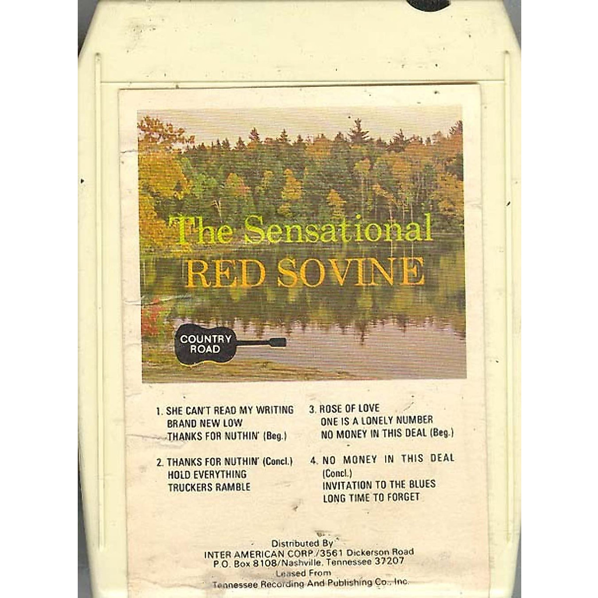 RED SOVINE: The Sensational Red Sovine -26892 8 Track Tape