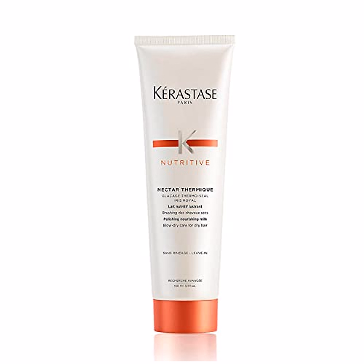 KERASTASE Nutritive Nectar Thermique Hair Serum | Nourishing Blow Dry and Styling Heat Protectant | Leave-In Conditioner and Primer | Reduces Breakage and smoothens Hair | For Dry Hair | 5.1 Fl Oz