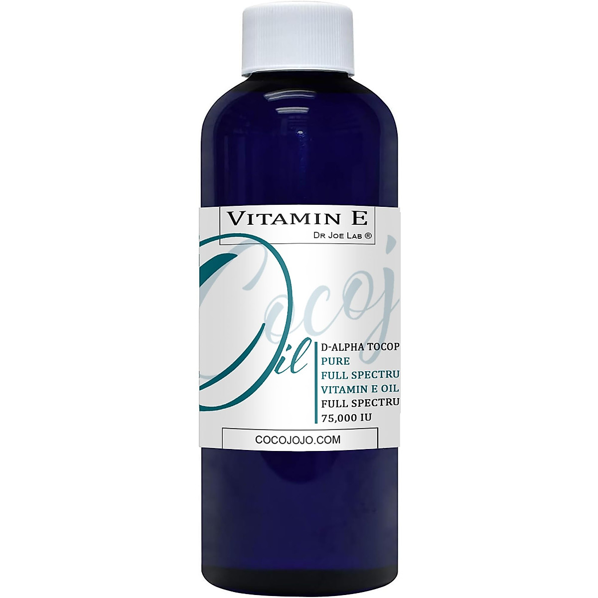 cocojojo Vitamin E Oil for Skin, Organic Vitamin E Oil for Hair, Face, Liquid Vitamin E, Vitamin E Body Oil, 100% Pure Natural Cold Pressed Unrefined, Moisturizes & Nourishes, Non GMO - 2 Oz