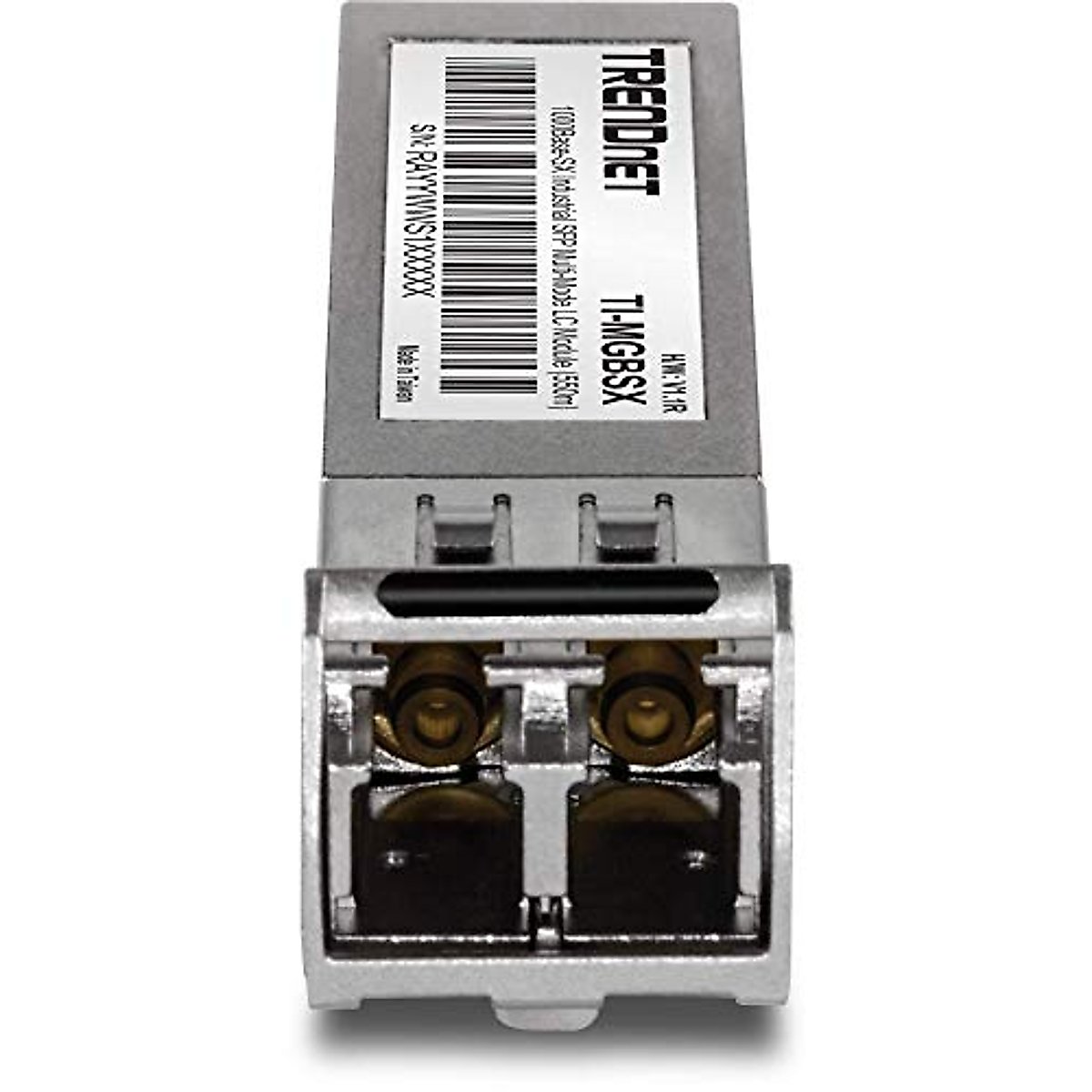 TRENDnet 1000Base- SX Industrial SFP to RJ45 Multi-Mode LC Module, TI-MGBSX, Up to 550m (1,804 Ft), IEE 802.3z, ANSI Fiber Channel, Data Rates up to 1.25Gbps, LC-Type Duplex, Lifetime Protection