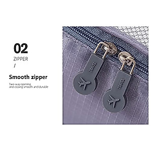 7-Piece Storage Bag, Reusable And Sustainable Use Organizer's Handbag, for Moving, Dormitory, Travel, Camping, Christmas Decoration, Packaging Supplies (Gray)