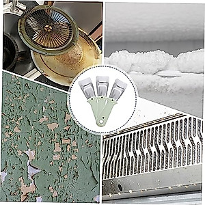 GANAZONO 18 pcs Refrigerator Frost Removal Shovel Household Gadgets Window Snow Scraper ice Removal Tool Removal deicer Windows Cleaning Tools Handheld Defroster Stainless Steel pp car