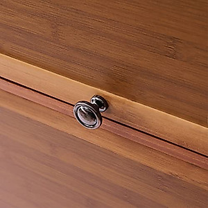 Gdrasuya10 10 Tier Shoe Rack, Tall Bamboo Shoe Storage Cabinet with Doors Freestanding Shoes Storage Shelf Organizer for Entryway Living Room Bedroom, 27.58 x 12.60 x 67.72in