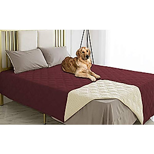Ameritex Waterproof Dog Bed Cover Pet Blanket with Anti-Slip Back for Furniture Bed Couch Sofa