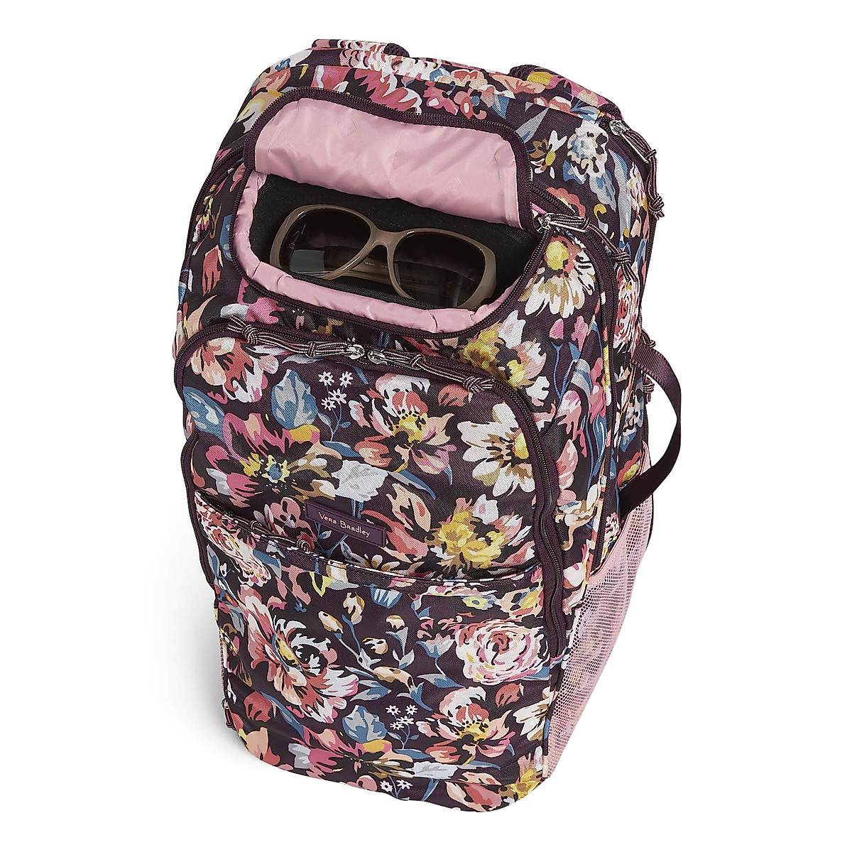 Vera Bradley Women's Lighten Up Journey Backpack, Indiana Blossoms