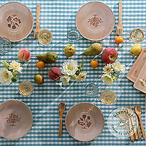 Greeneat Disposable Eco-Friendly Compostable Plates Set For Birthdays Events Party, Sturdy & Heavy Duty (XXL)