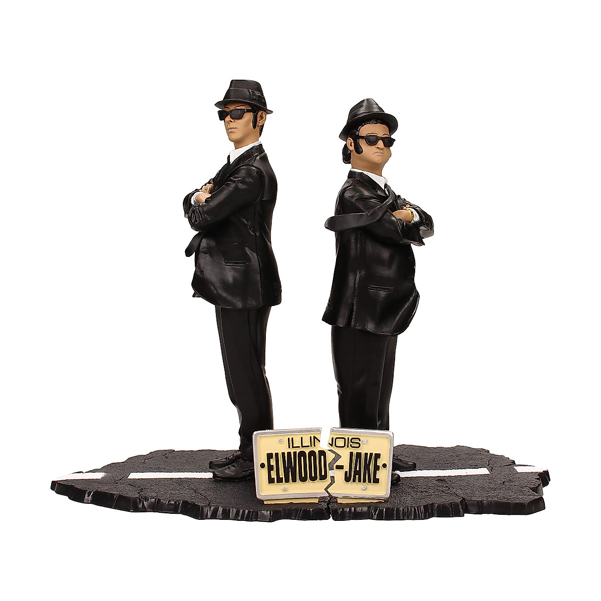 SD Toys Movie Icons The Blues Brothers Jake & Elwood Figure Set, 7"