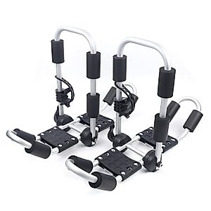 Kayak Roof Rack 3 in 1 Kayak Rack Universal Roof Rack Carrier Canoe Holder Foldable Fitment Hull for Canoe Ski Surfboard