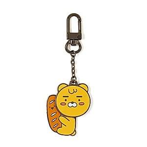 KAKAO FRIENDS Official- YumYum Friends Moving Keyring, Compatible with AirPods Silicone Case (Little Ryan)