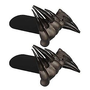 Enrichoice 2pcs Creepy Demon Hand Bookmark,Latex Material Unique Horror 3D Bookmarks,Halloween Devils Hand Bookmark (2 pcs Demon Hand Bookmark
