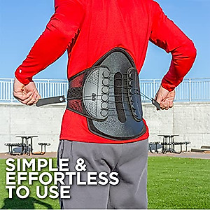 BraceAbility Lumbar Decompression Back Brace - Adjustable Semi-Rigid Lumbosacral Corset Belt for Discectomy, Laminectomy, Disc Injury, Back Muscle Spasms, Pre and Post Surgery Protection (Medium)