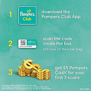 Pampers Baby Diapers - Pure Protection - Size 2, 120 Count, for up to 100% Leakproof, Premium Plant-based Skin Protection