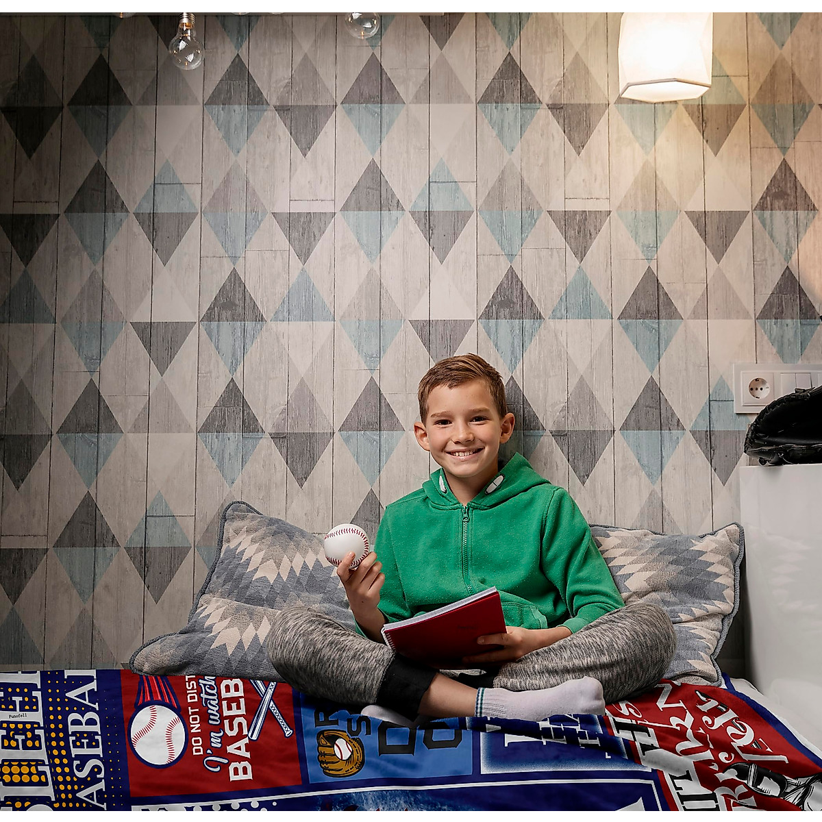 Punofell Christmas Baseball Gifts for Boys 8-12 - Baseball Gifts for Men for All Ages- Gifts for Boys Who Love Baseball Blanket- Baseball Player/Lover Gift - Baseball Team/Fan Gifts Blanket 50" x 60"