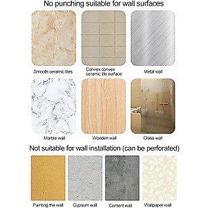 4/6/8PCS Peel and Stick Mop & Broom Holders, Mop and Broom Wall Holder Peel and Stick, Broom And Mop Organizer Wall Hanging, Broom Holder Wall Mount Self Adhesive, Broom Closet Organizer Hooks (4PCS)