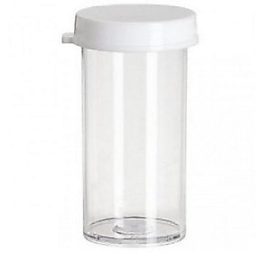 Polystyrene Plastic Snap Cap Vials 7 Dram - Pk of 25