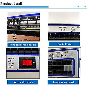 YUCHENGTECH Ionizing Air Blower Anti Static Ionizer ESD Ionizer Anti-Static Fan Static Eliminator Lengthened (110V)