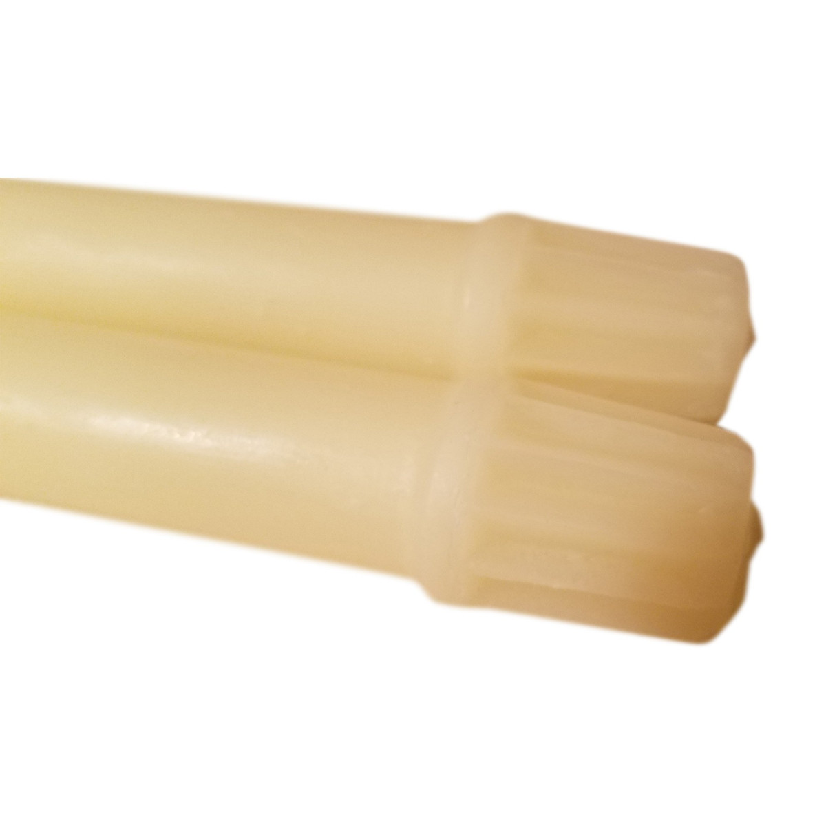 100% Pure Beeswax 6 inch Vanilla Scented Colonial Taper Candle Pair, Hand Poured by Hubbardston Candle Company