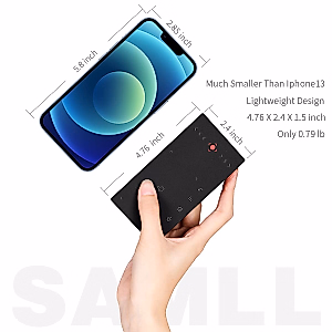 Lenovo Mini Projector M1 Portable Pico Smart DLP Projector with WiFi and Bluetooth,Built in 7000mAh Battery & Speaker and Android OS,Movie & Video Outdoor Projectors for iPhone and Android Phones