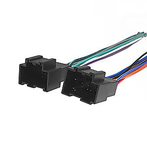 RED WOLF Radio Wiring Harness Adapter Select for Hyundai Sante Fe 2007-2008, KIA Sorento 2007-2009 Module Install Aftermarket Stereo CD Receiver Player Wire Cable Connector Plug