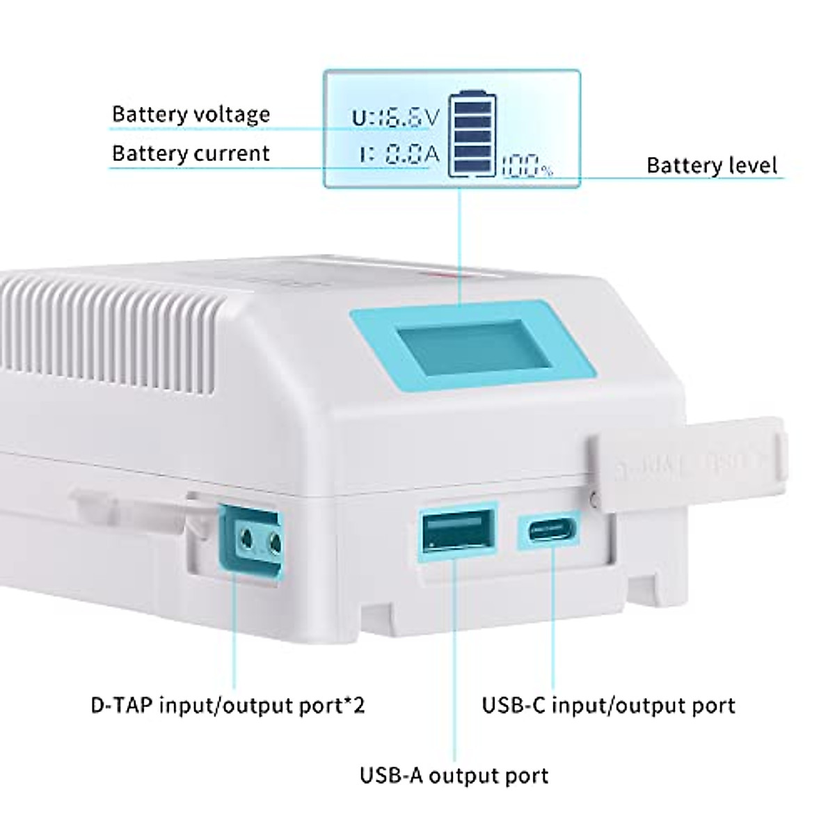 VILTROX V Mount Battery BP-V99 6700mAh 99Wh 14.8V V-Lock Battery for Camera, Monitor, Wireless Image Transmitter,Fill Light,Mobile Phone,Tablet,Computer,etc