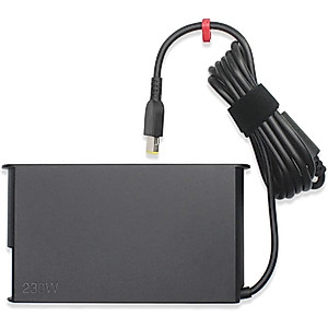 230W AC Adapter Fit for Lenovo Legion Y7000 Y7000P R7000p Y9000K Y900 Y910 G510 Lenovo ThinkPad P50 P51 P51S P52 P53 P70 IdeaPad Y700 Y700-15 Y700-17 Slim Tip 20V 11.5A Laptop Power Supply Charger