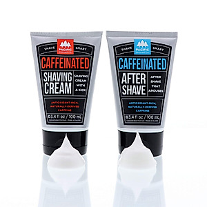 Pacific Shaving Company Caffeinated Aftershave - Helps Reduce Appearance of Redness, With Safe, Natural, and Plant-Derived Ingredients, Soothes Skin, Paraben Free, Made in USA, 3 oz (6-Pack)