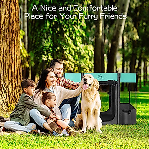 Dog Playpen,Pet Playpen,Foldable Dog Cat Playpens,Portable Exercise Kennel Tent Crate,Water-Resistant Breathable Shade Cover, Indoor Outdoor Travel Camping Use for Small Animals with Carrying Case(S)