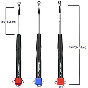 Pentalobe Bottom Screws and Screwdriver Set Compatible with MacBook Pro Retina 13" (A1425, A1502) and 15" (A1398)