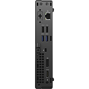Dell OptiPlex 3000 3080 Desktop Computer - Intel Core i5 10th Gen i5-10500T Hexa-core (6 Core) 2.30 GHz - 8 GB RAM DDR4 SDRAM - 256 GB NVMe M.2 PCI Express M.2 SSD - Micro PC - Black (Renewed)