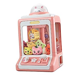 Harilla Small Claw Machine,Kids Arcade Claw Machine, Pink