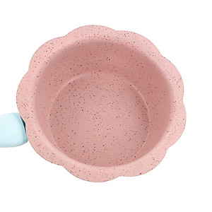 Nonstick Aluminum Alloy Sauce Pan Infant Baby Food Cooking Pot, Steaming Basket Visible Lid (Type 2)