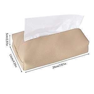 Paper Towel Holder Tissue Box for Tissue Covers for Automobile Dinning Table (Color : Brown)
