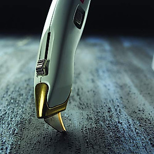 LENOX Tools Utility Knife, Quick-Change, Retractable (20353SSRK1) , White