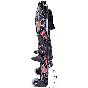 Falytemow Foldable Shopping Bag with Wheels Oxford Fabric Bag Collapsible Reusable Tote Bags for Travel Home Kitchen Supermarket