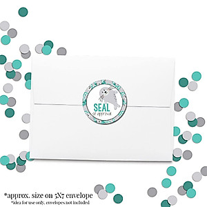 Seal of Approval Appreciation & Encouragement Sticker Labels, 40 2" Party Circle Stickers by AmandaCreation, Great for Teachers, Co Workers, Employees and Anyone Who Needs to Feel Appreciated