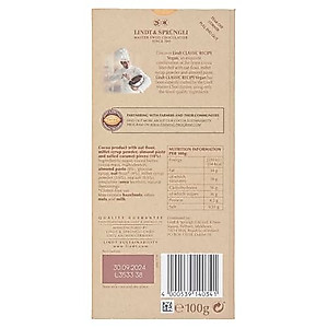 New Lindt Classic Vegan Salted Caramel, 100g