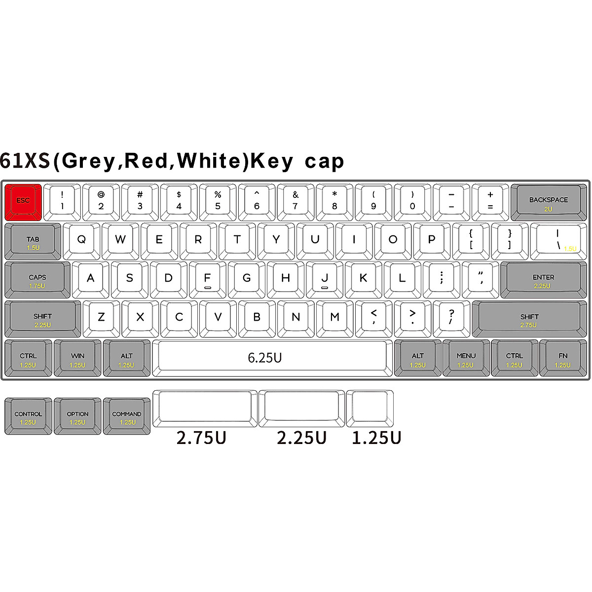 EPOMAKER SK61S 61 Keys Bluetooth 5.1 Hot Swappable Mechanical Keyboard with RGB Backlit, NKRO, Water-Resistant, Type-C Cable for Win/Mac/Gaming (Gateron Optical Blue, Grey)