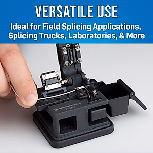 Jonard Tools FC-500 Precision Fiber Optic Cleaver for 250µm and 900µm Fiber Cable with 16 Position Blades