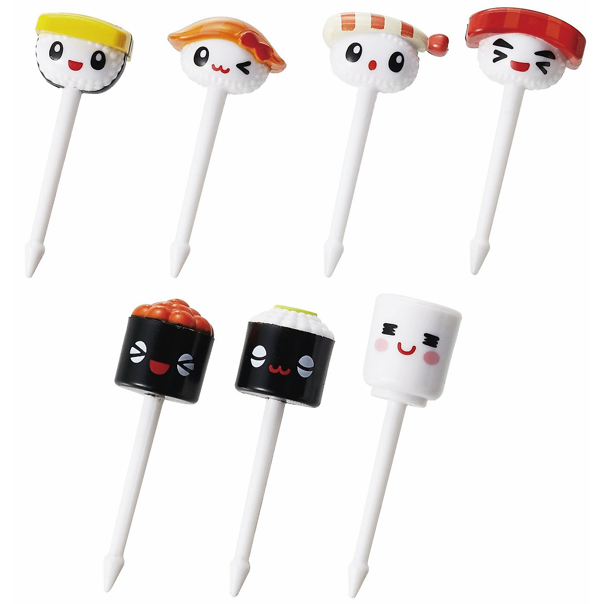 トルネ Torne P-3262 Bento Picks, SUSHI Picks, Pack of 7