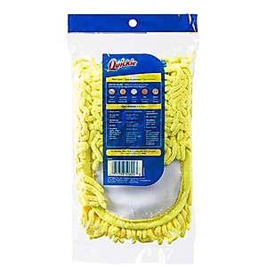 Quickie Microfiber Dust-Mop Refill for 060 Mop, Green Replacement Head, for Cleaning Home/Office/House/Kitchen/Bathroom/Floors